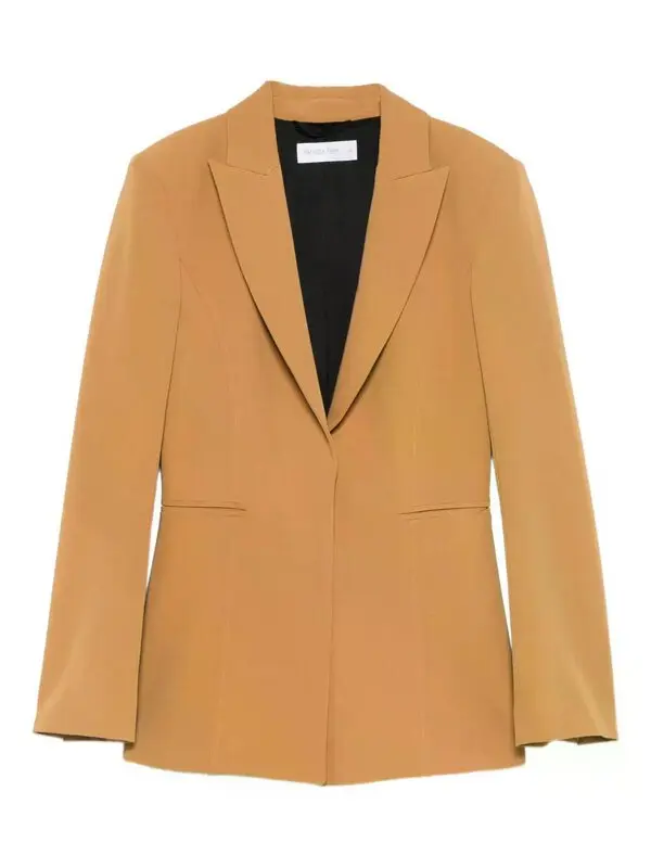 Patrizia Pepe Peak-lapel Single-breasted Blazer - Neutrals