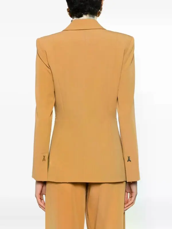 Patrizia Pepe Peak-lapel Single-breasted Blazer - Neutrals