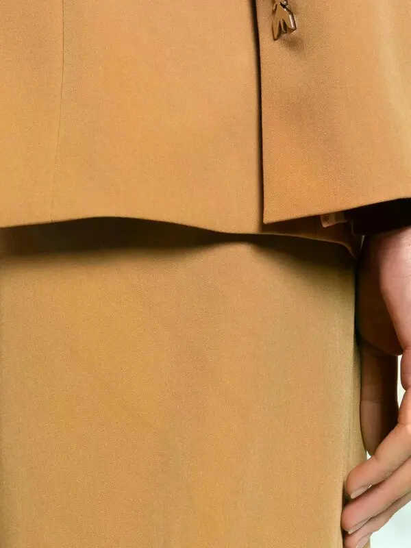 Patrizia Pepe Peak-lapel Single-breasted Blazer - Neutrals