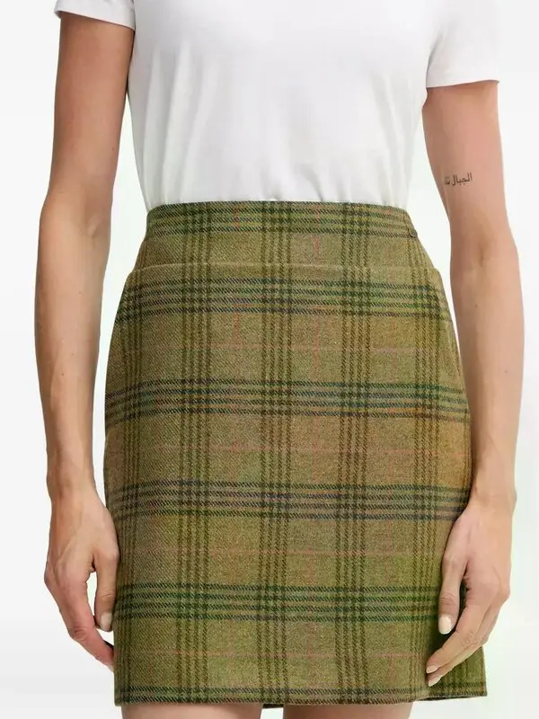 Barbour Check Pocket Mini Skirt