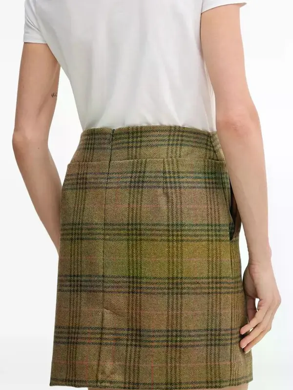Barbour Check Pocket Mini Skirt