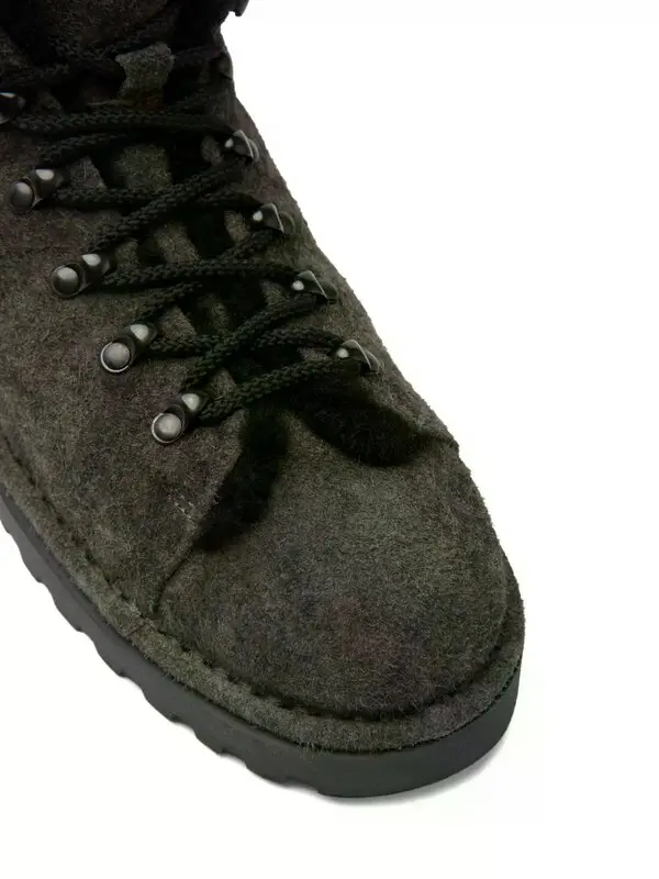 Marsèll Pallottola Lace-up Shearling Boots - Grey