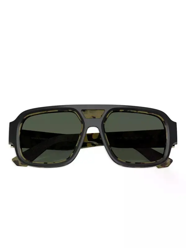 Dolce & Gabbana Geometric Sunglasses - Black