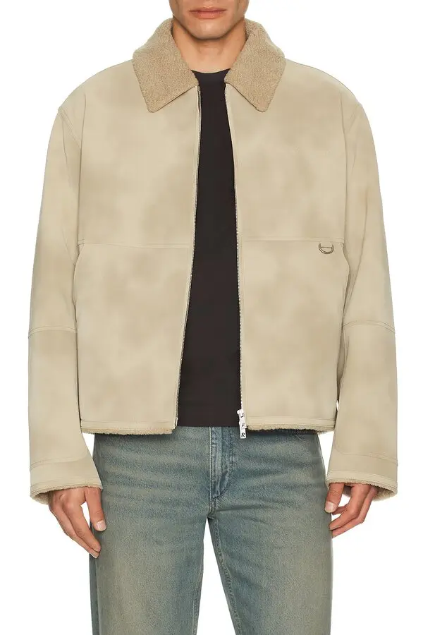 REPRESENT Shearling Jacket - Cafe