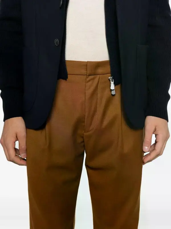 DONDUP Ralp Pleated Trousers - Brown