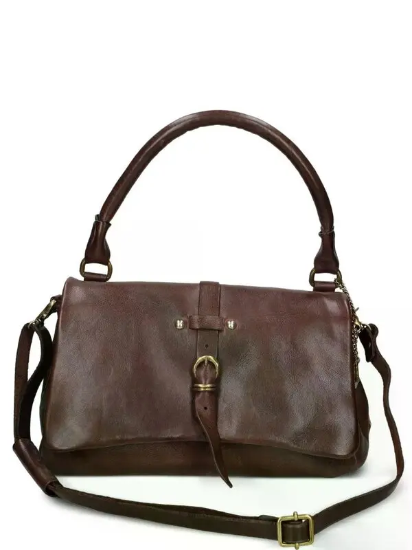 A.S.98 Buckle-fastening Leather Shoulder Bag