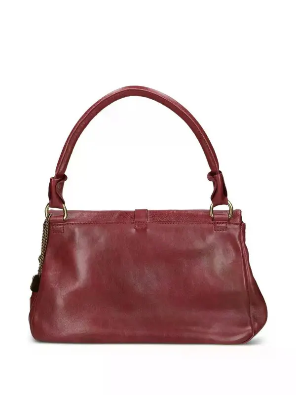 A.S.98 Buckle-strap Leather Shoulder Bag