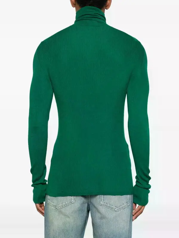 LANVIN Ribbed Knit Roll-neck Sweater