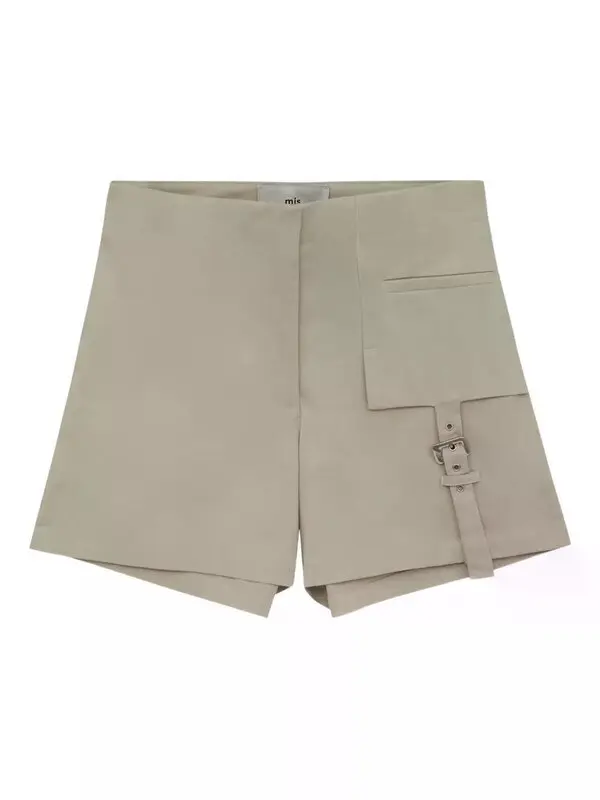 MISCI Zuleika Buckle Shorts - Neutrals