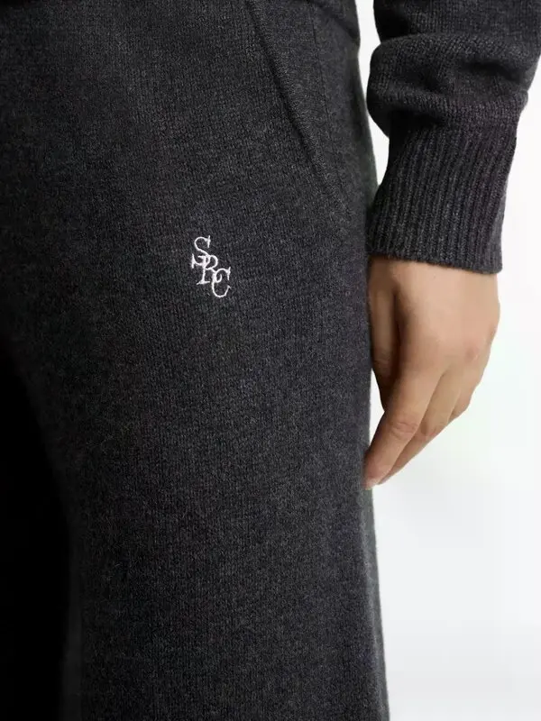 SPORTY & RICH Embroidered Trousers