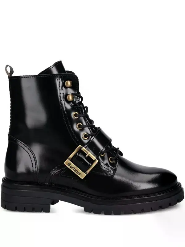 Barbour Buckle Lace-up Boots