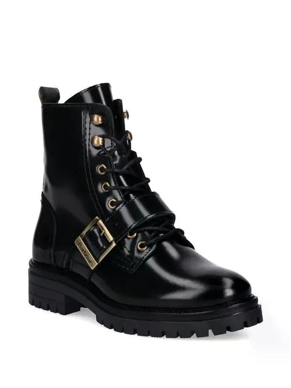 Barbour Buckle Lace-up Boots