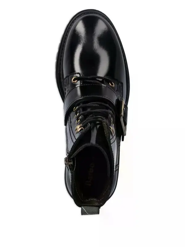 Barbour Buckle Lace-up Boots