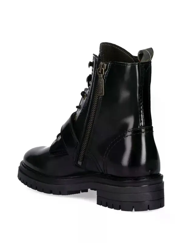 Barbour Buckle Lace-up Boots