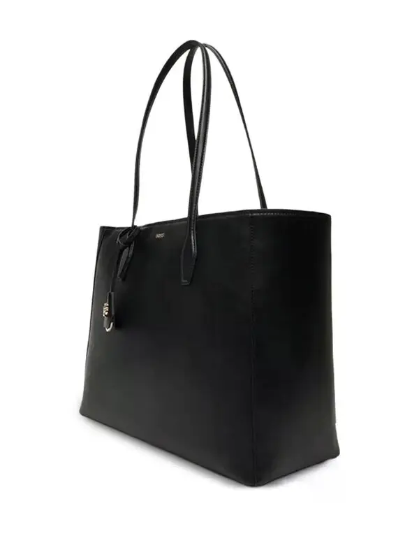 BOSS Leather Tote Bag With Charm