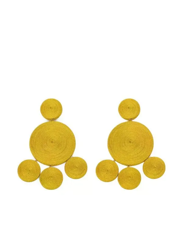 SIMONMILLER Deco Circle Earrings - Yellow