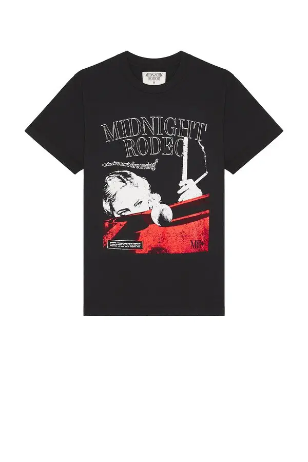 MIDNIGHT RODEO Billiards Tee - Black