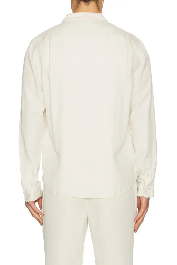 Onia Lyocell Overshirt In Neutral