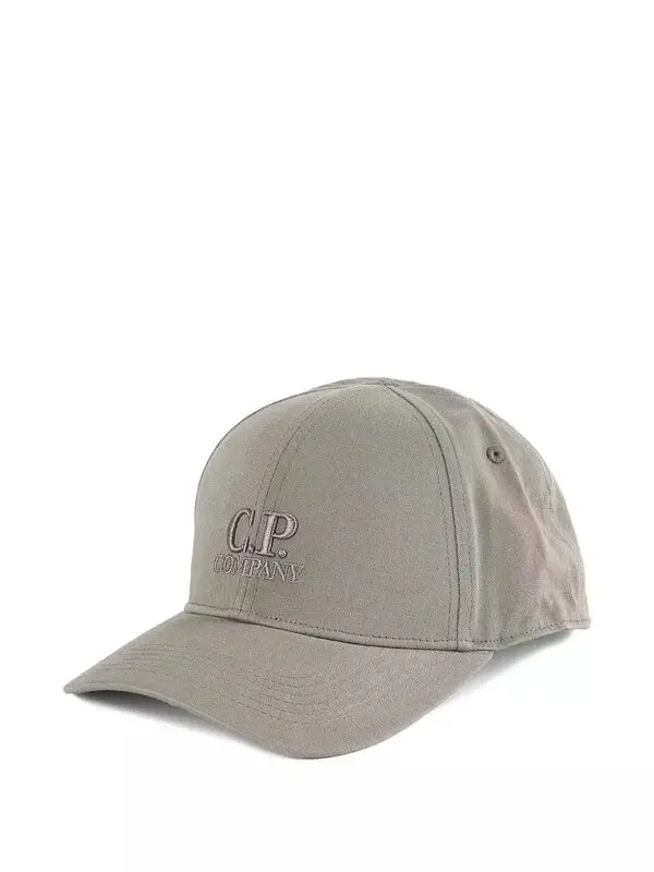C.P. COMPANY Logo-embroidered Baseball Cap - Grey