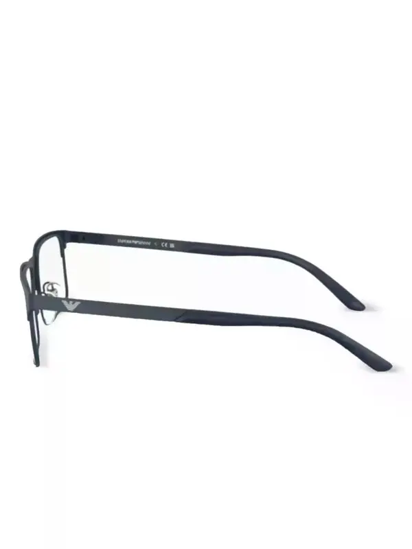 Emporio Armani Rectangle-frame Glasses - Blue