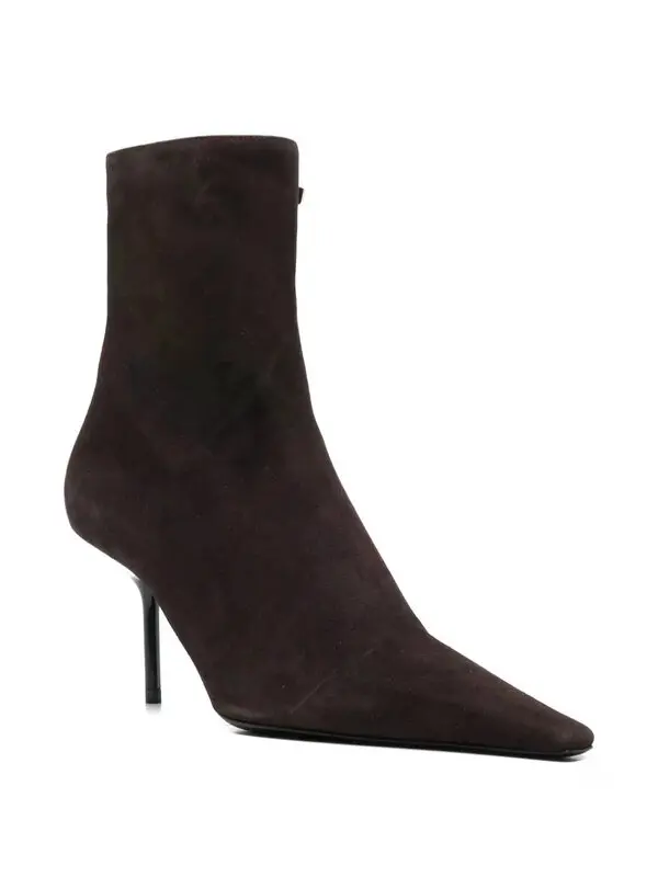 Victoria Beckham 45mm Suede Ankle Boots
