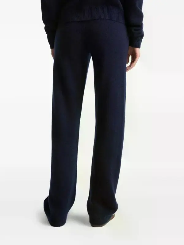 SPORTY & RICH Embroidered Trousers - Blue