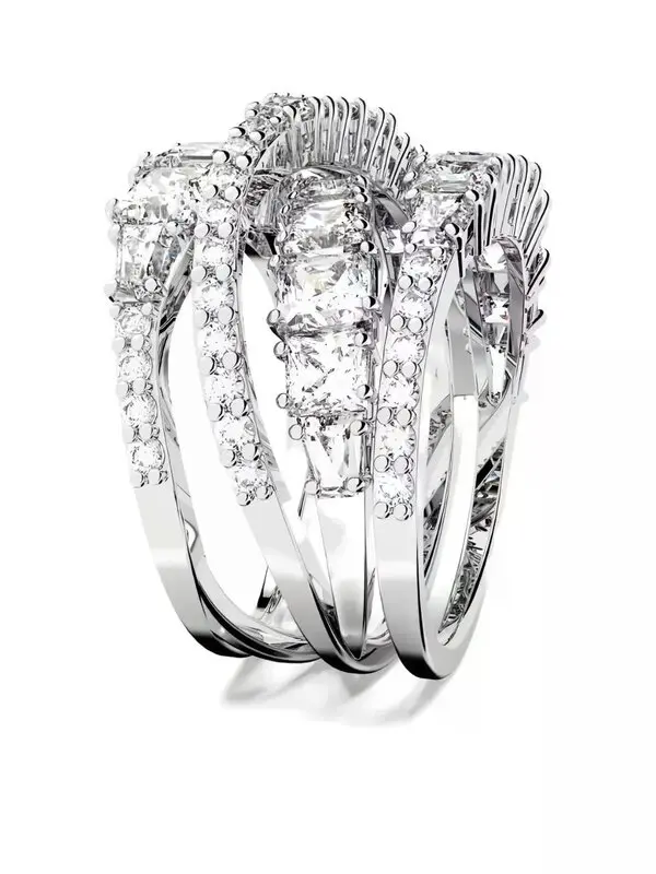 SWAROVSKI Twist Wrap Ring - Silver