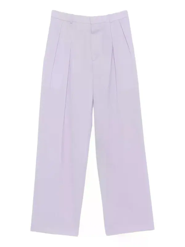 Wardrobe.NYC Pleated Trousers - Purple