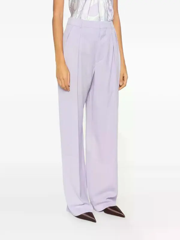 Wardrobe.NYC Pleated Trousers - Purple