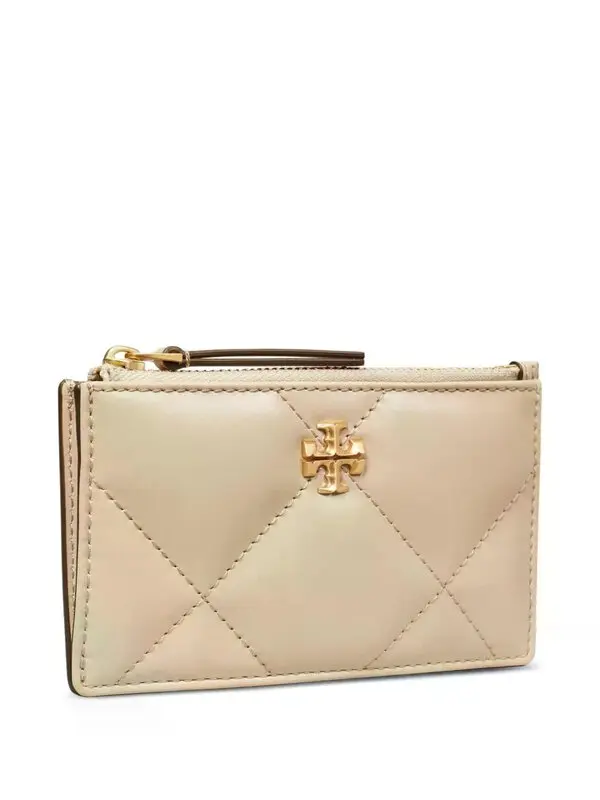 Tory Burch Kira Diamond-quilting Wallet - Neutrals