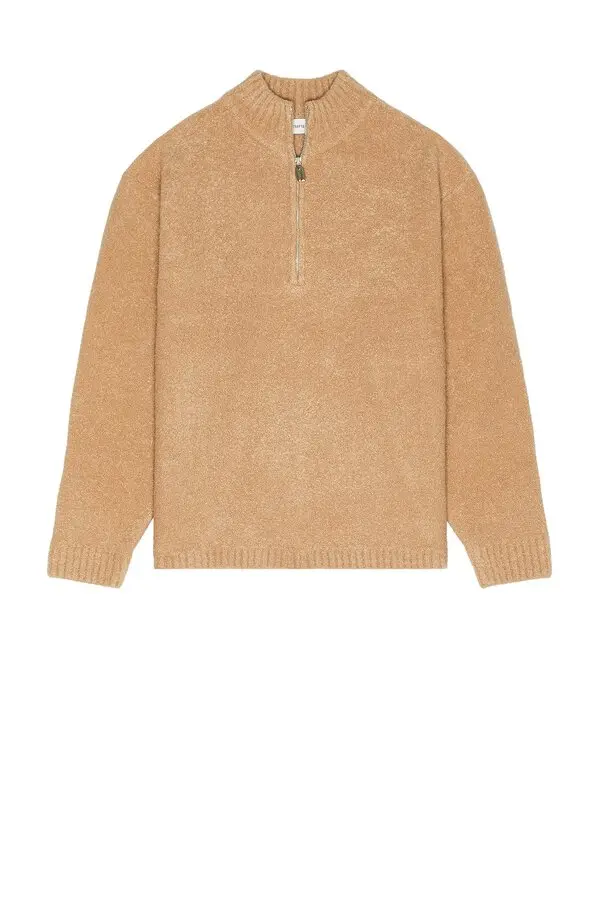 LE17SEPTEMBRE Boucle Half Zip Pullover
