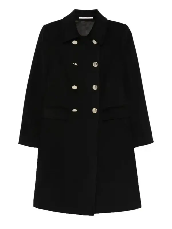 Tagliatore Long-sleeve Double-breasted Coat