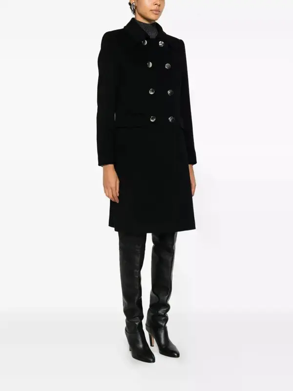 Tagliatore Long-sleeve Double-breasted Coat