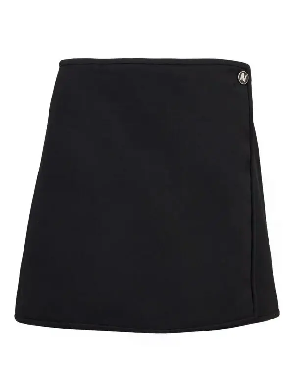MSGM Button-fastening Mini Skirt - Black