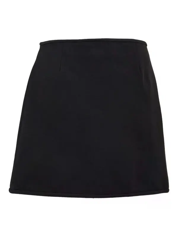 MSGM Button-fastening Mini Skirt - Black