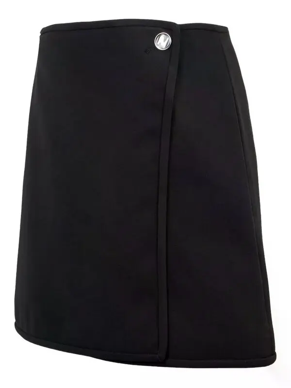 MSGM Button-fastening Mini Skirt - Black