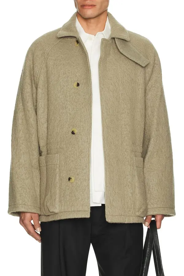 LE17SEPTEMBRE Wool Hunting Half Coat