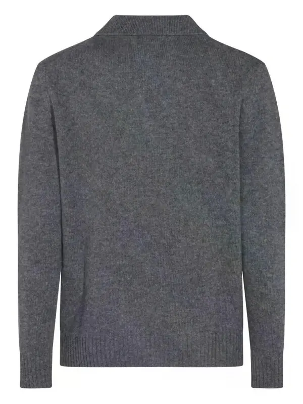 SEVEN GAUGE Wool Polo Sweater
