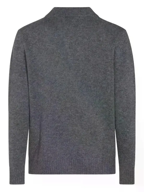 SEVEN GAUGE Wool Polo Sweater