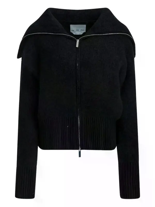 SA SU PHI Zip-fastening Cardigan