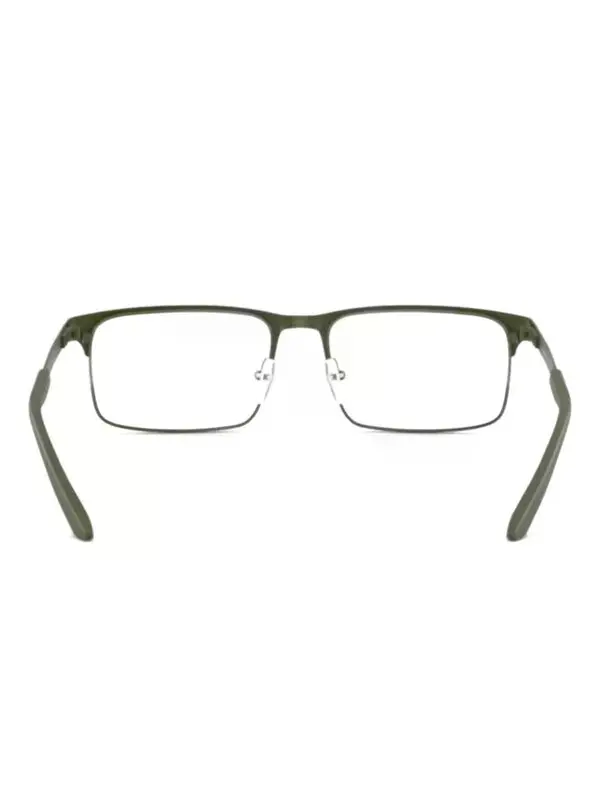 Emporio Armani Rectangle-frame Eyeglasses - Green