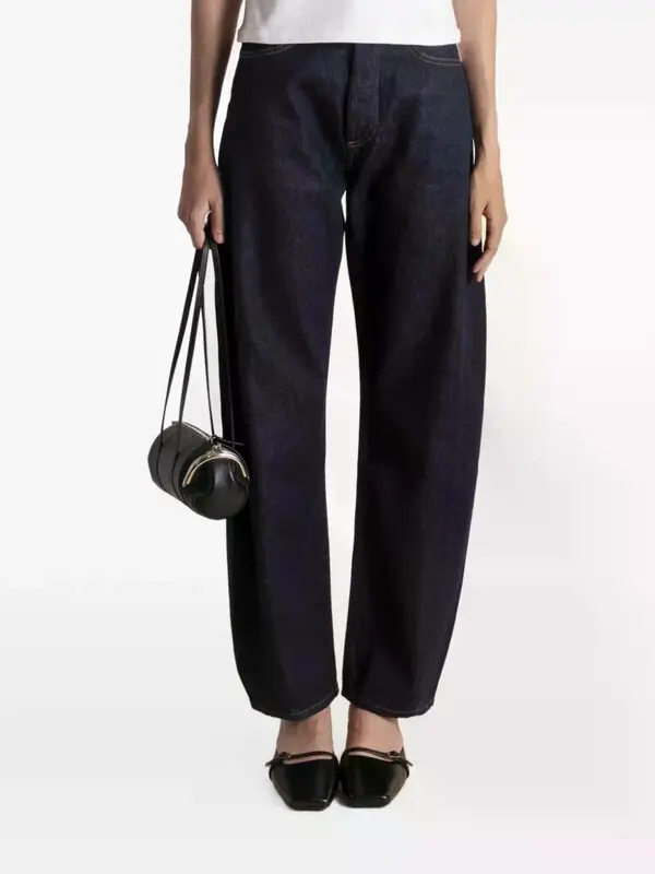 AGOLDE Curved-leg Jeans - Blue