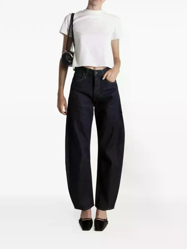 AGOLDE Curved-leg Jeans - Blue