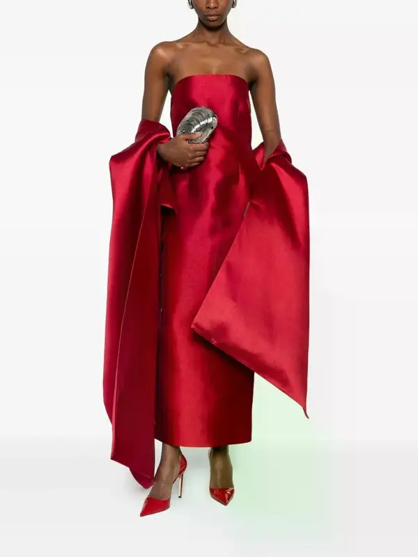 Solace London Renee Maxi Dress - Red
