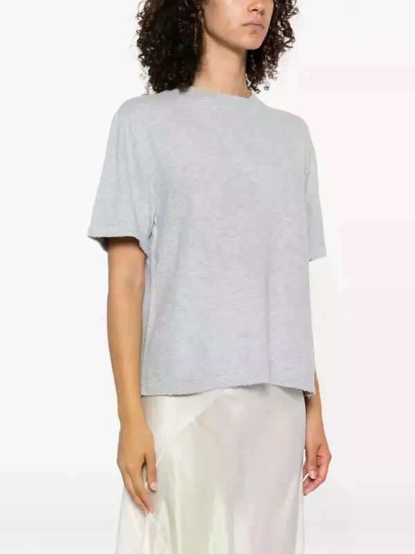 THE ROW Raw-edge Cotton Top