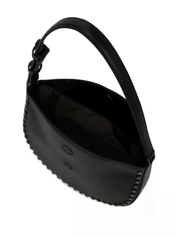 Karl Lagerfeld K/signature Stud-embellished Shoulder Bag