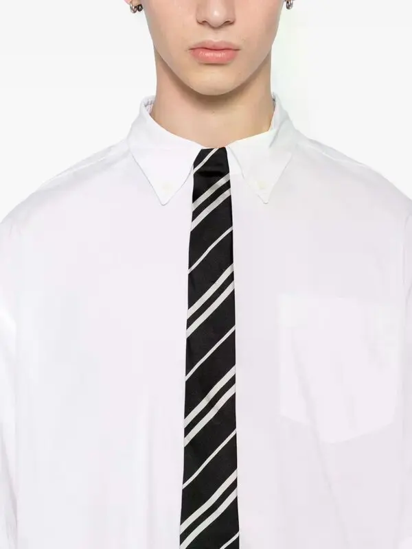 Vetements Tie-detail Short-sleeve Shirt