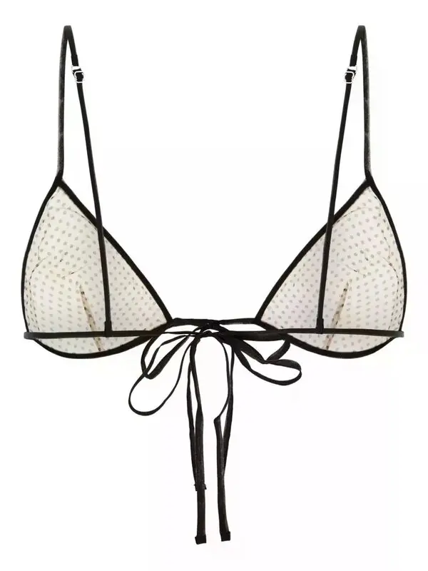 Prada Printed Chiffon Bra