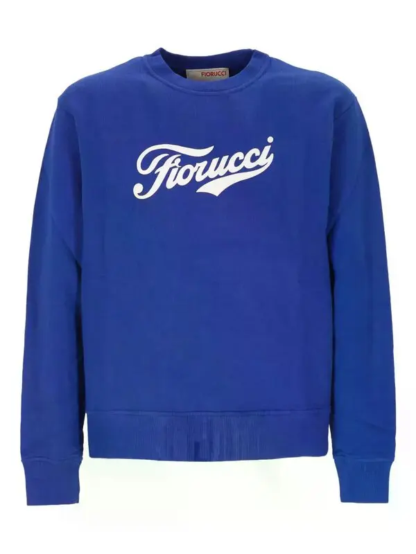 Fiorucci Logo-print Sweatshirt - Blue