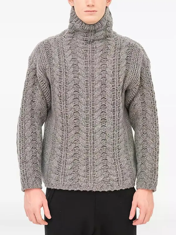 LABEL UNDER CONSTRUCTION Cable-knit Turtleneck Sweater